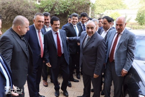 رئيس الوزراء يلتقي ببغداد وفد الاتحاد الوطني الكردستاني برئاسة كوسرت ...
