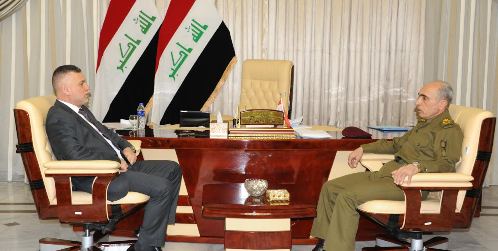 الأعرجي يستقبل رئيس أركان الجيش العراقي - الأخبار